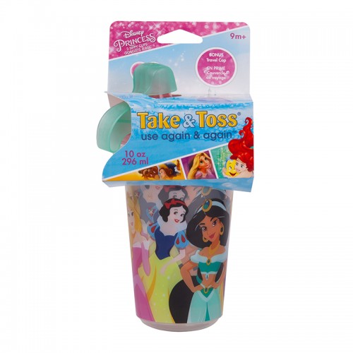 The First Years Disney Princess Take & Toss 10oz Sippy Cups with Cap ...